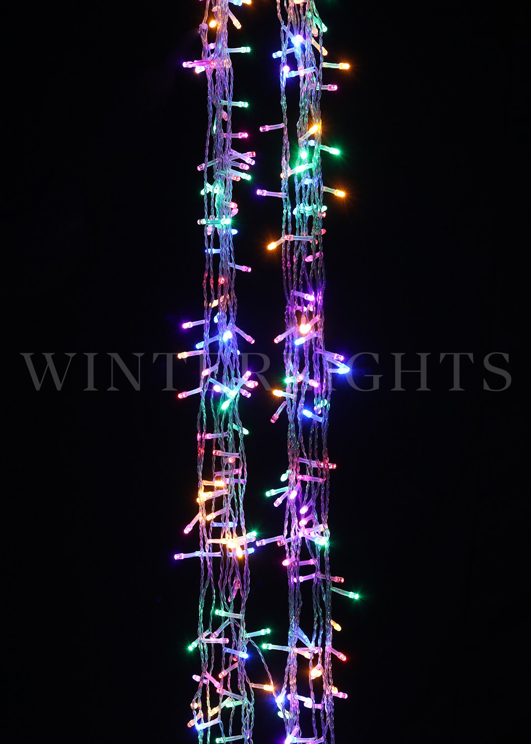 Cortina LED Fija Multicolor 400F 3x1.5m – winterlightsmx